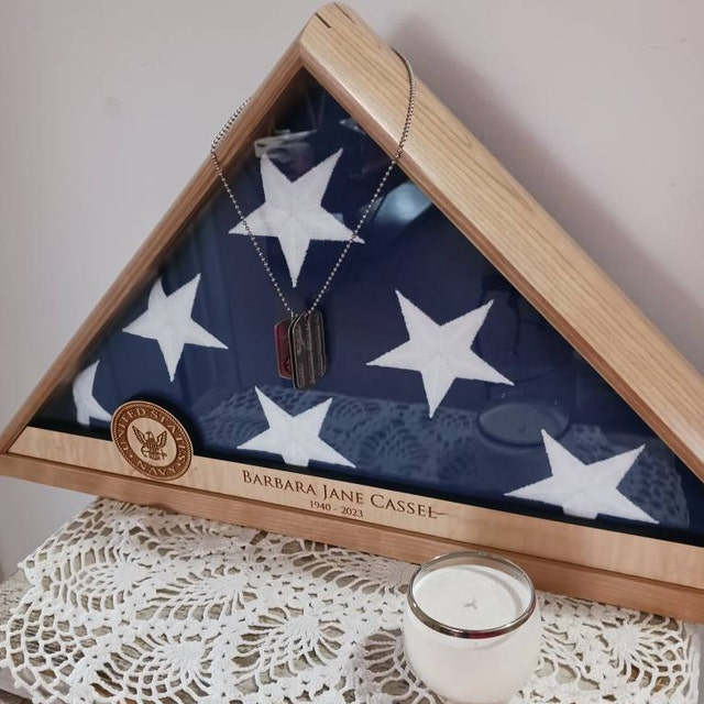 Crafted Memorials - Flag Display Cases & Urns for Ashes MADE IN USA